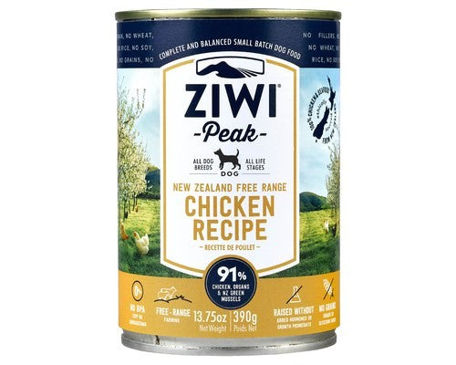 ZIWI PEAK DOG WET ORIGINAL CHICKEN 390G – Head to Tail Pets