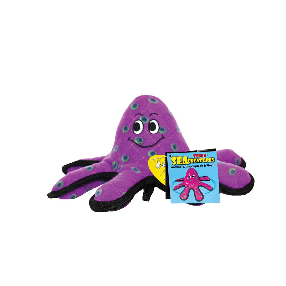 TUFFY DOG TOY SEA CREATURES LI'L OSCAR OCTOPUS SMALL – Head to Tail Pets