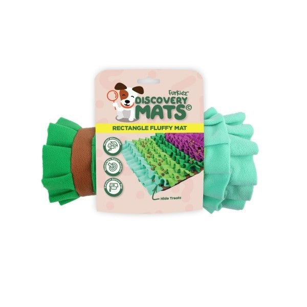 ALL FOR PAWS DIG IT PLAY & TREAT FLUFFY MAT RECTANGLE – Head to Tail Pets
