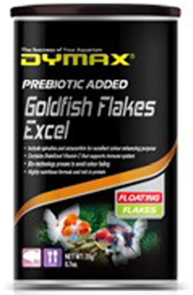 DYMAX GOLDFISH FLAKES EXCEL FLOATING FLAKES – Head to Tail Pets