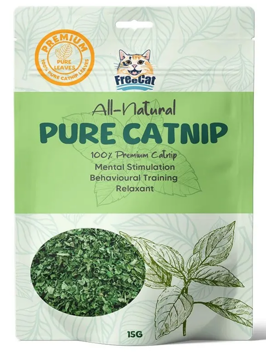 FREECAT ALL-NATURAL PURE CATNIP 15G – Head to Tail Pets