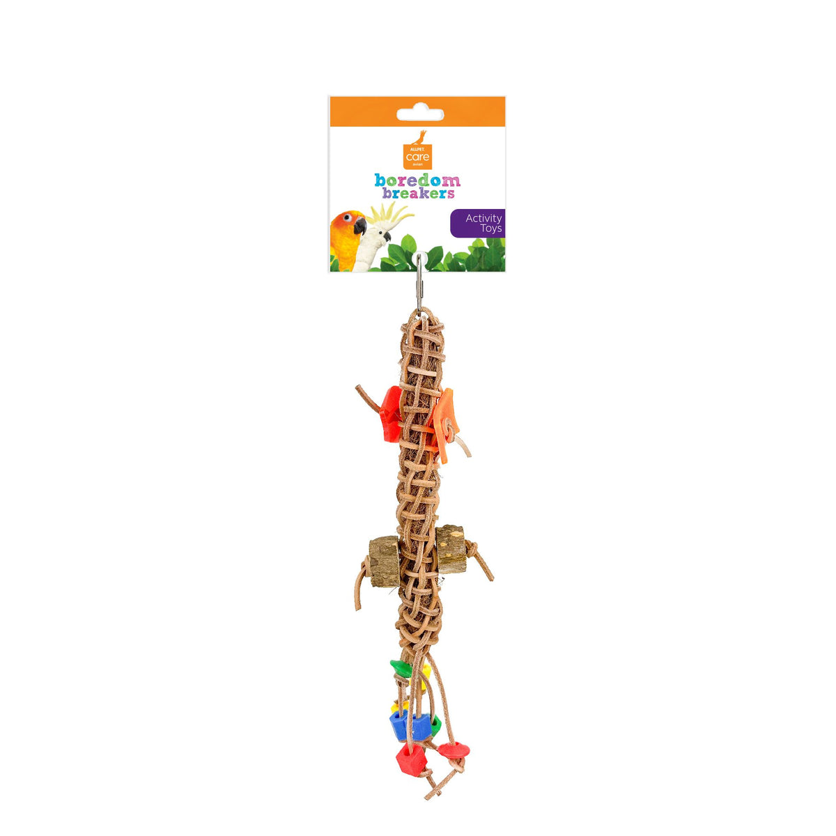 AVIAN CARE BOREDOM BREAKERS BIRD TOY LEATHER WEAVE KABOB 38CM – Head to ...