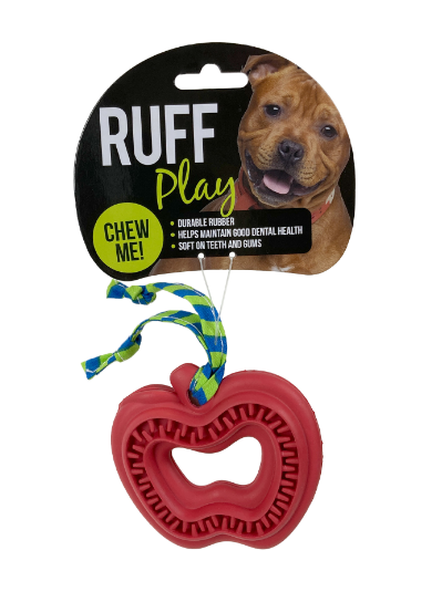 RUFF PLAY DOG TOY RUBBER CHEW – Head to Tail Pets